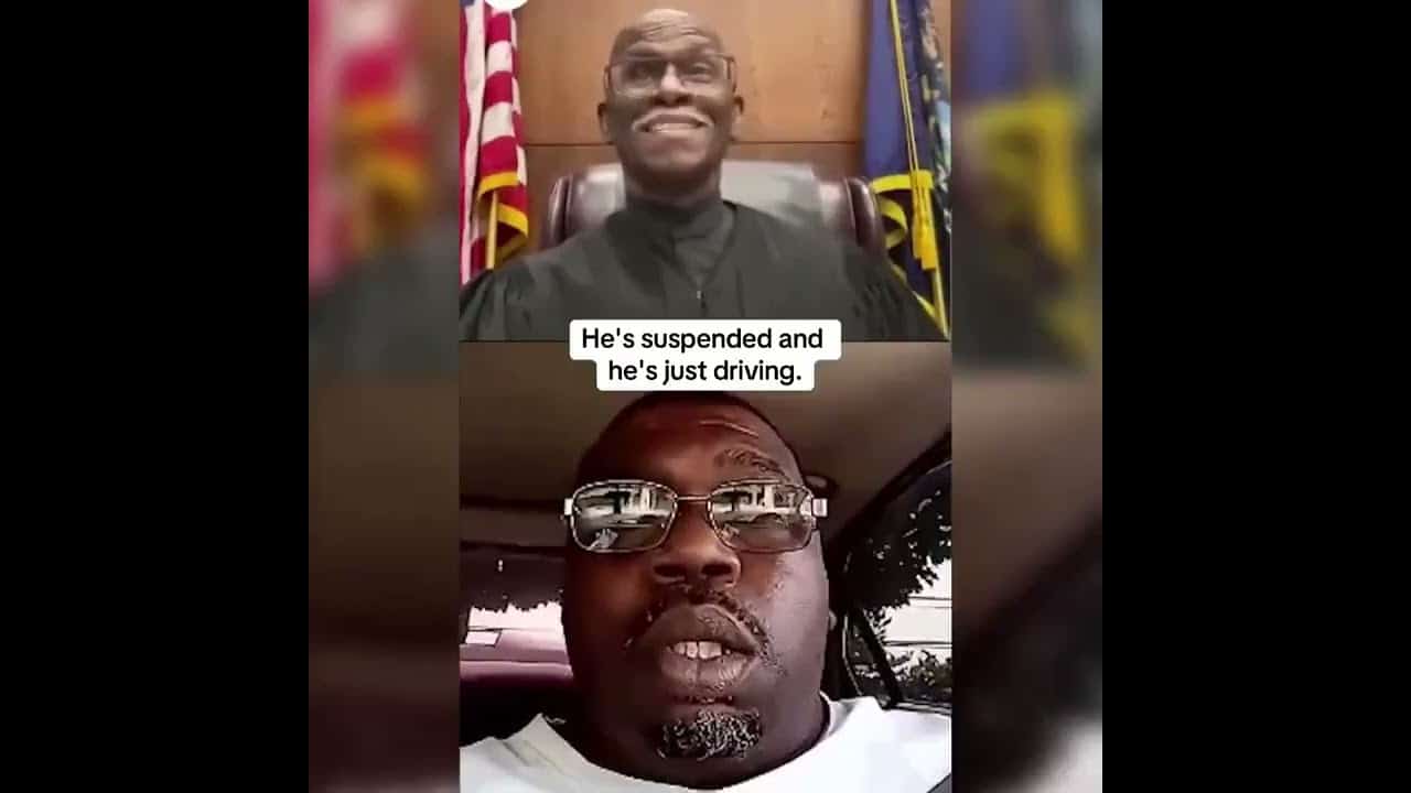 Watch Man with Suspended License Joins Court Zoom Call While Driving