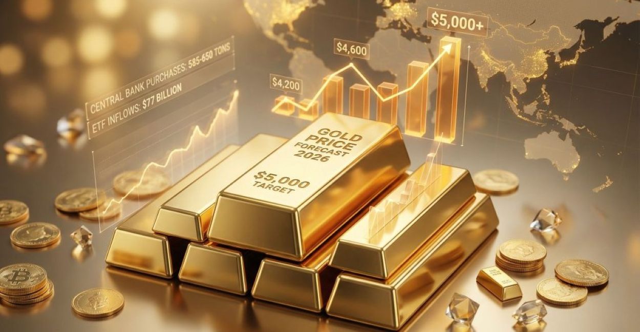 Goldman Sachs, JPMorgan Forecast Gold Price in 2026