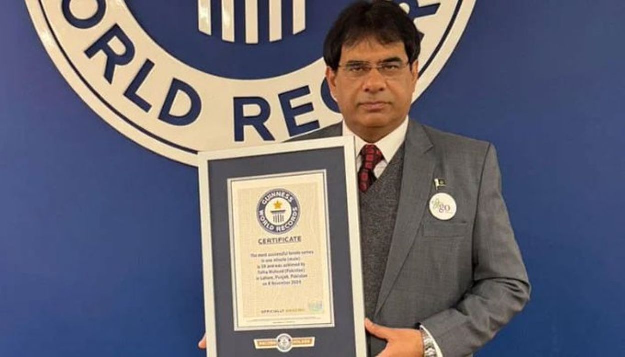 Talha Waheed Guinness World Record - PhotoNews Pakistan
